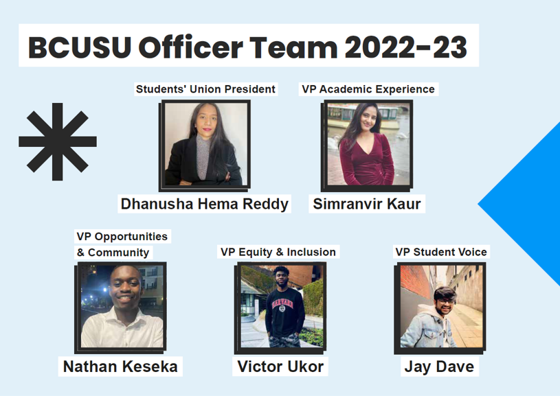 Executive Officers | BCUSU | Birmingham City Students' Union